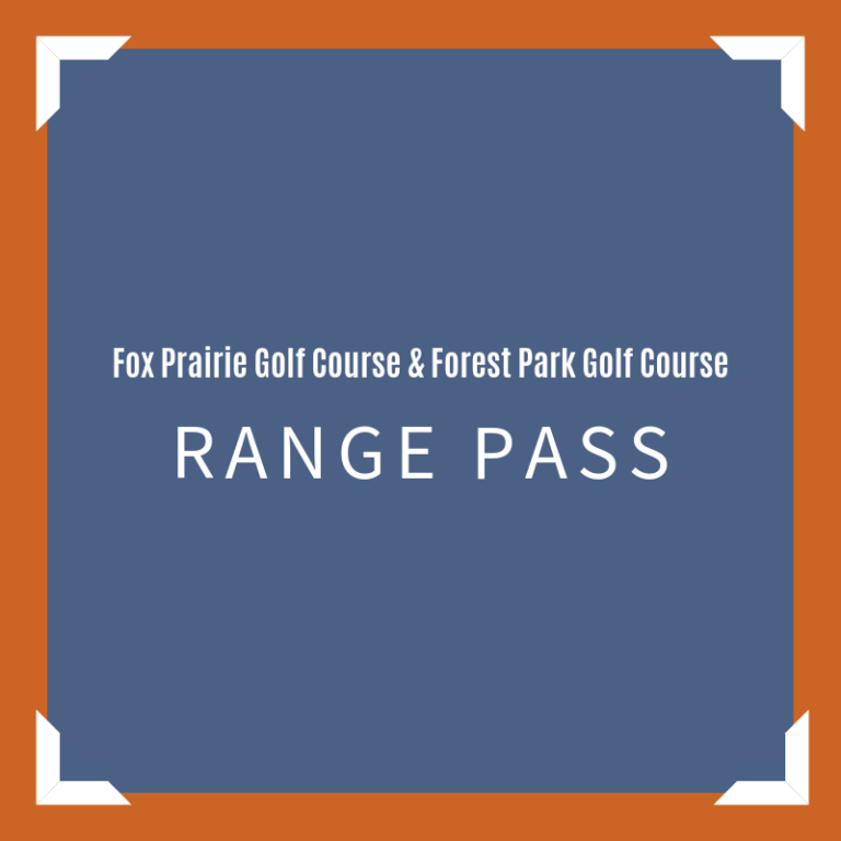 Online Store - Fox Prairie Golf Course & Forest Park Golf Course